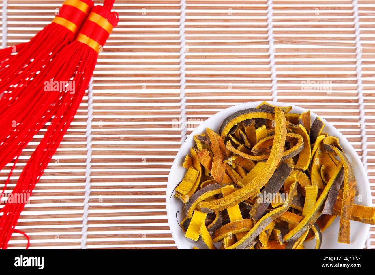 The Cortex Phellodendri is a kind of traditional Chinese medicine Stock ...