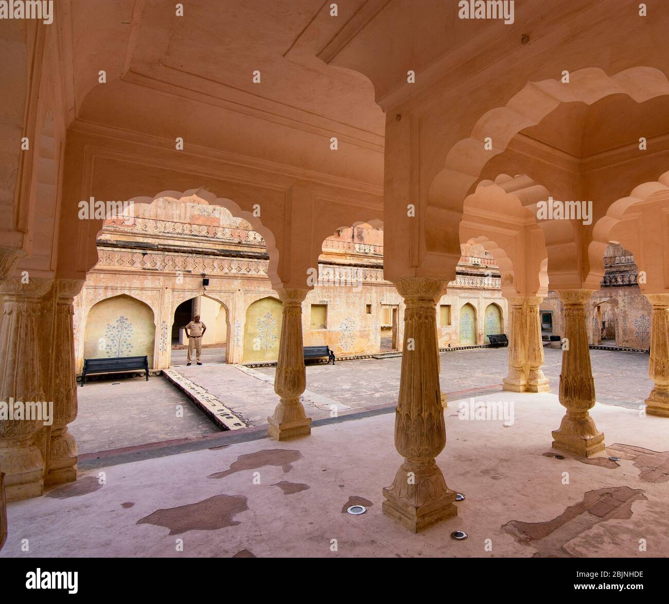 Jaipur, Rajasthan / India - September 28, 2019: Indian soldier stands ...
