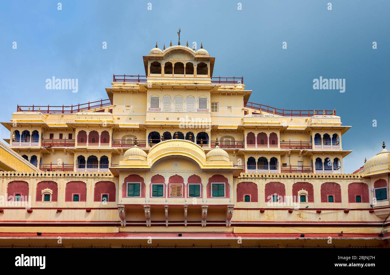 Jaipur, Rajasthan / India - September 29, 2019: Chandra Mahal in Jaipur ...
