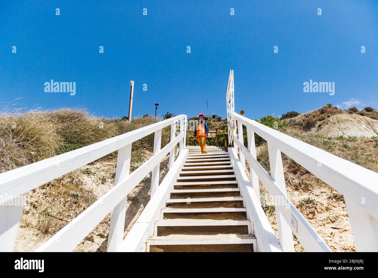 Windy staircase hi-res stock photography and images - Alamy