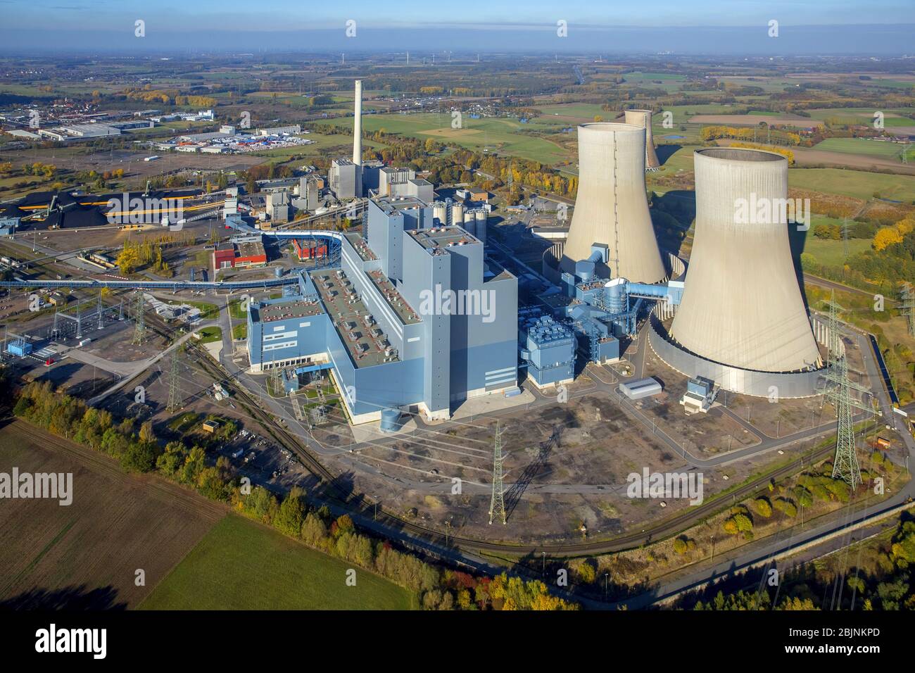 , power station in the district Hamm-Schmehausen with the former ...