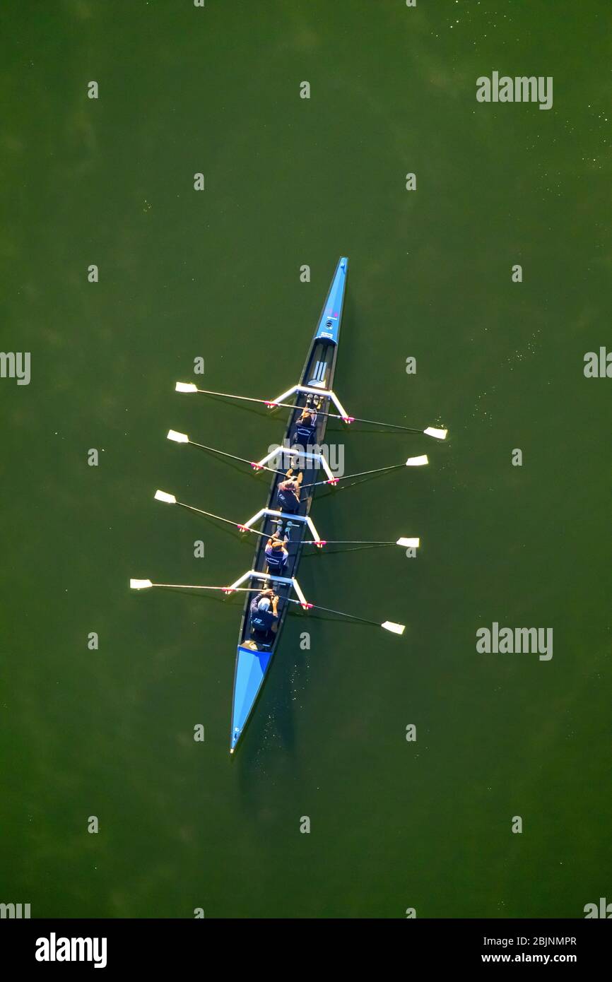 Rowing boat from above hi-res stock photography and images - Alamy