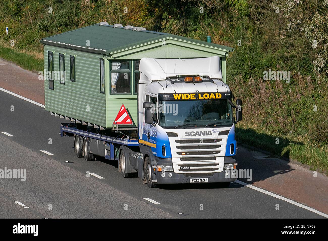 Holgates Holiday Parks Static caravan Haulage delivery trucks, lorry ...