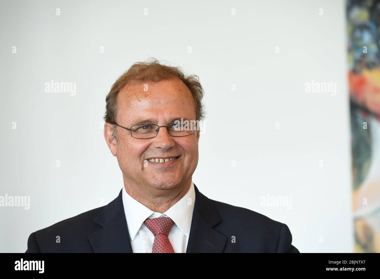 Kiel, Germany. 30th Apr, 2020. Claus Christian Claussen (CDU), stands ...