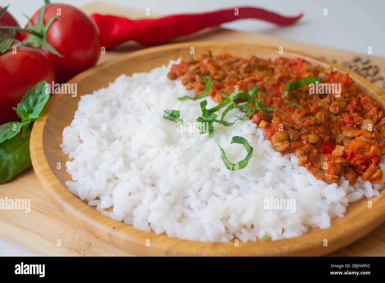 Dahl and rice hi-res stock photography and images - Alamy