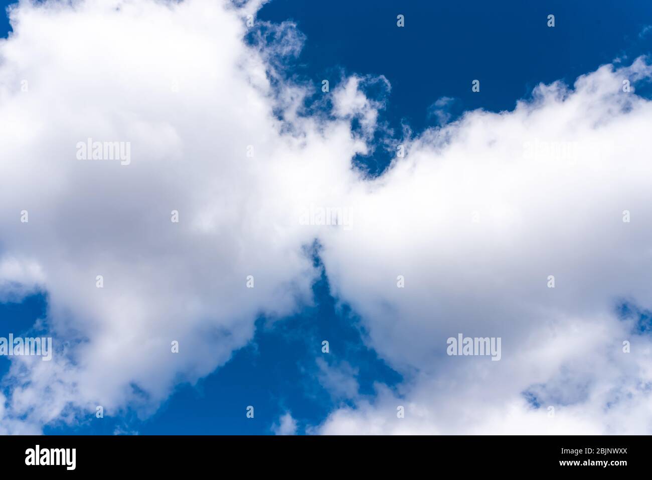 Beautiful sky with volumetric clouds, and the rays of the sun Stock ...