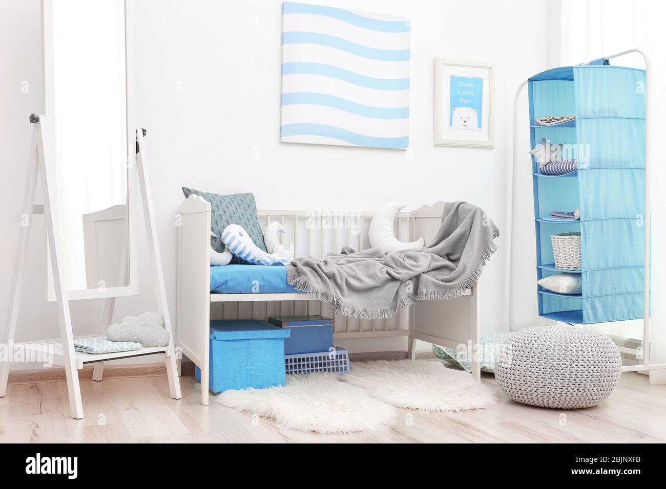 Beautiful interior of child's room Stock Photo - Alamy
