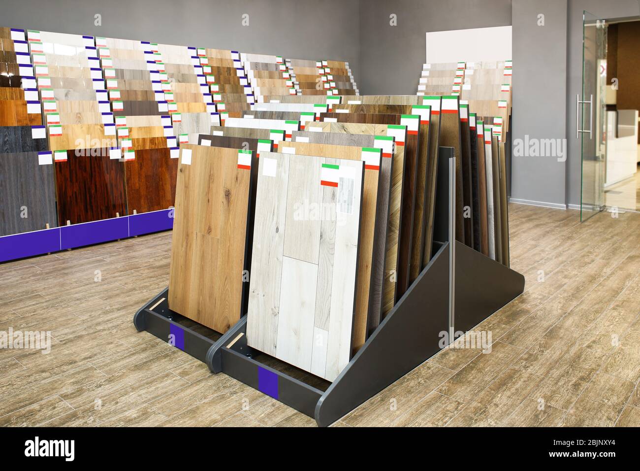 Assortment flooring samples in hi-res stock photography and images - Alamy
