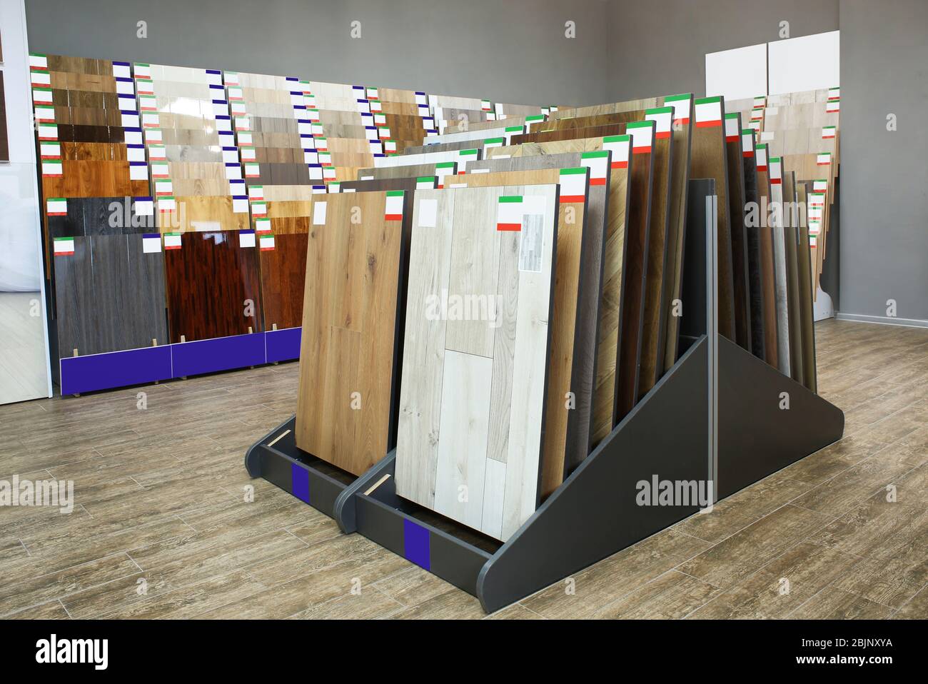 Assortment flooring samples in hi-res stock photography and images - Alamy
