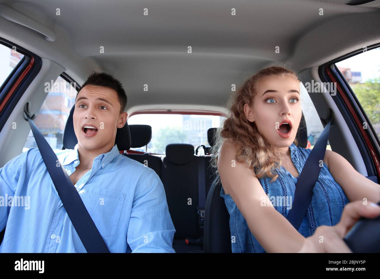 Frightened driver hi-res stock photography and images - Alamy