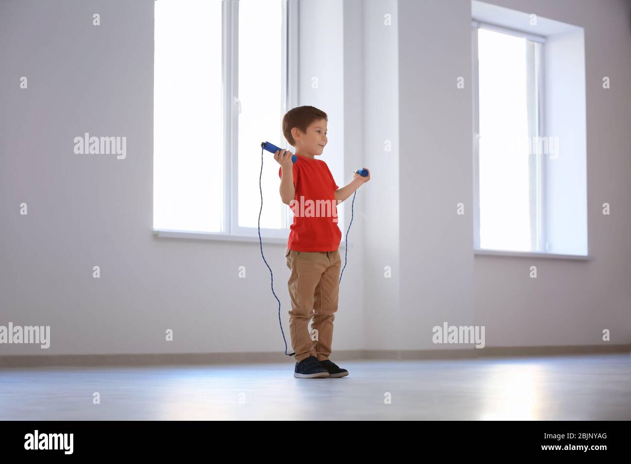 Boy skipping rope hi-res stock photography and images - Alamy