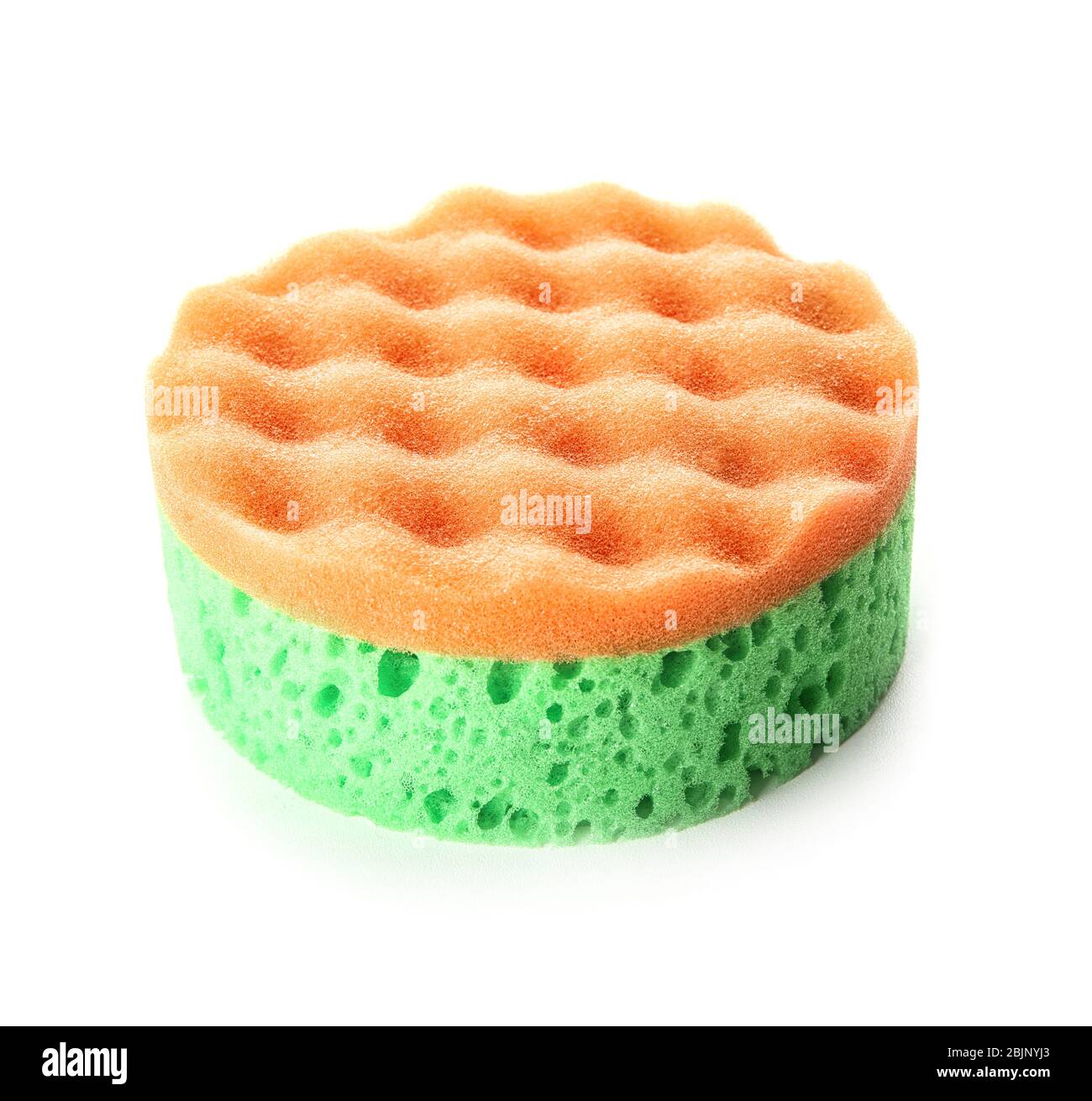 Colorful sponge on white background Stock Photo - Alamy