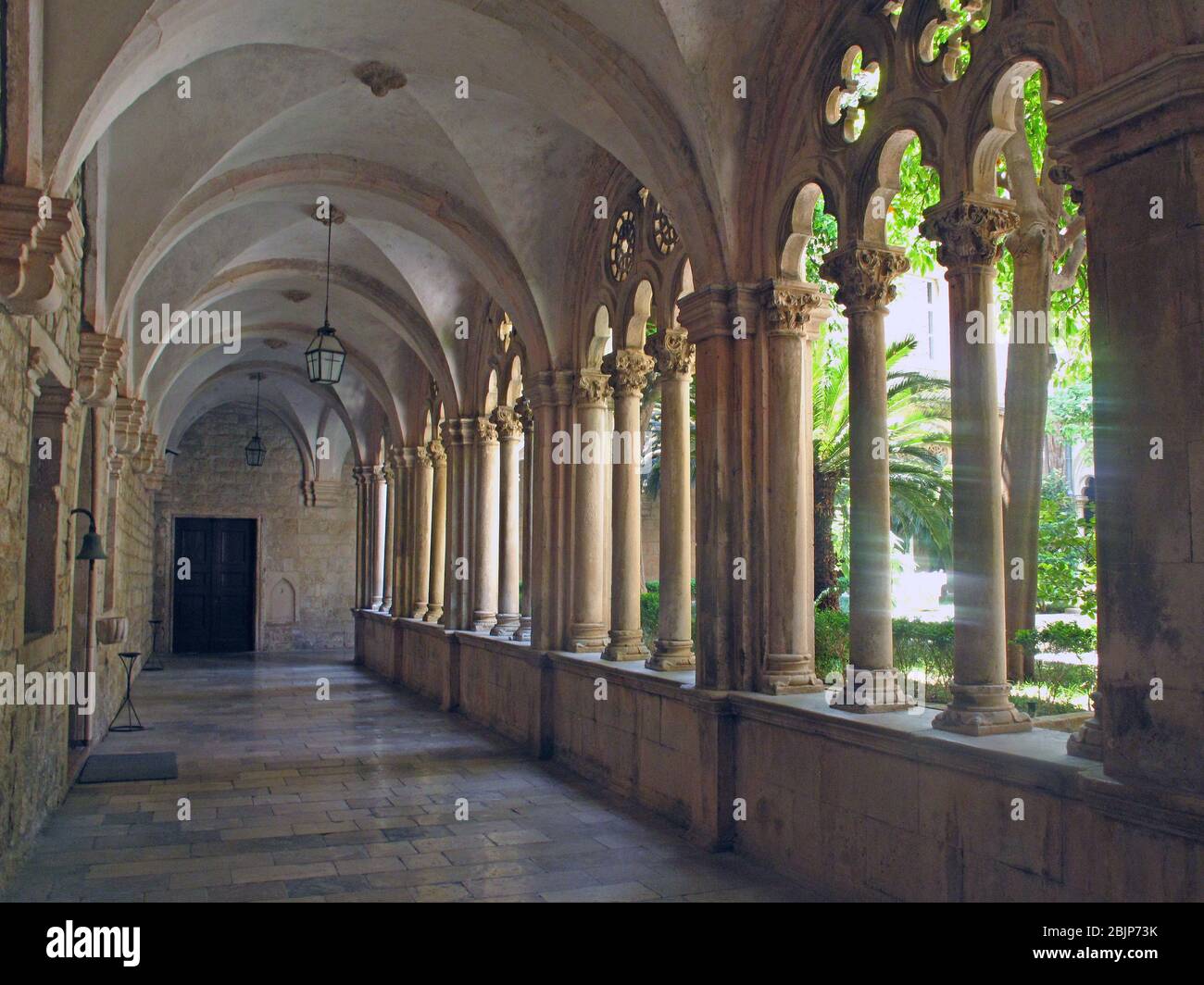 Dominican monastery in the center of Dubrovnik old town Stock Photo - Alamy