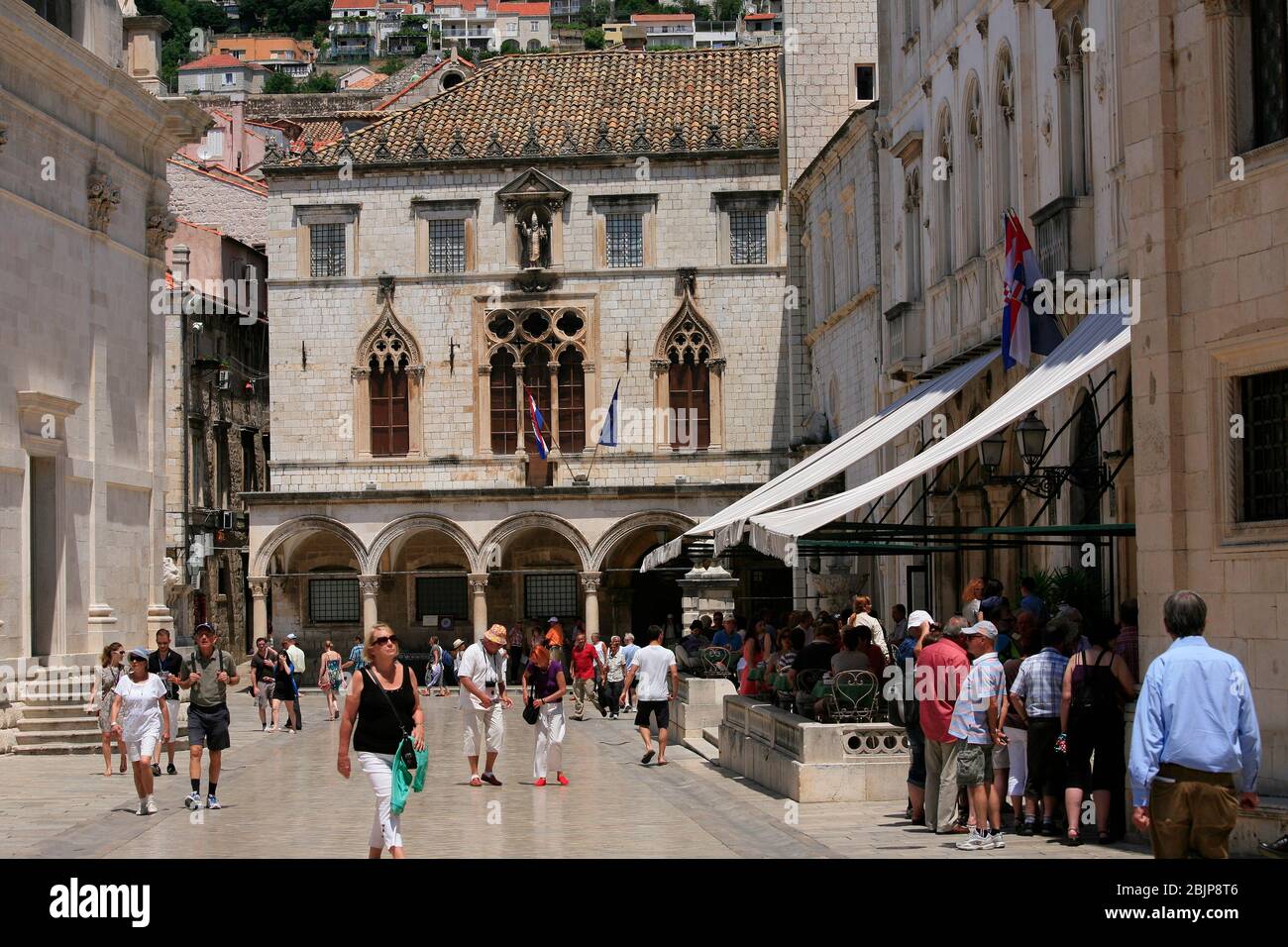 The alleys, squares, streets and stairs of Dubrovnik Old Town are ...