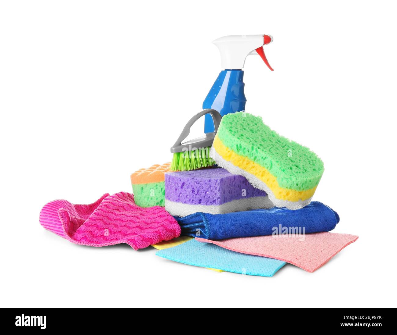 Car cleaning tools, isolated on white Stock Photo - Alamy