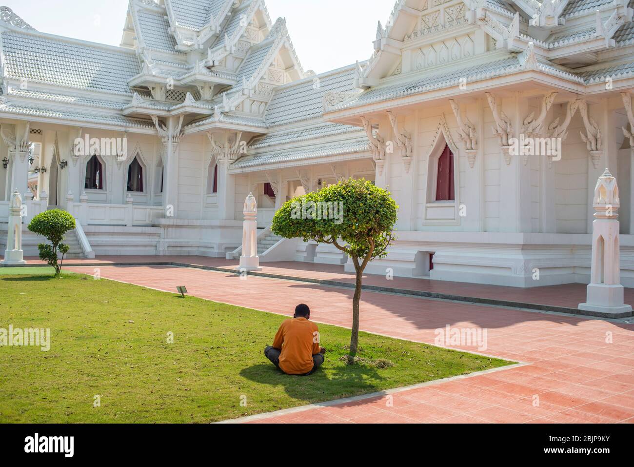 Thailand Buddhist Temple, Lumbini Monastic Zone, Lumbini, Nepal ...