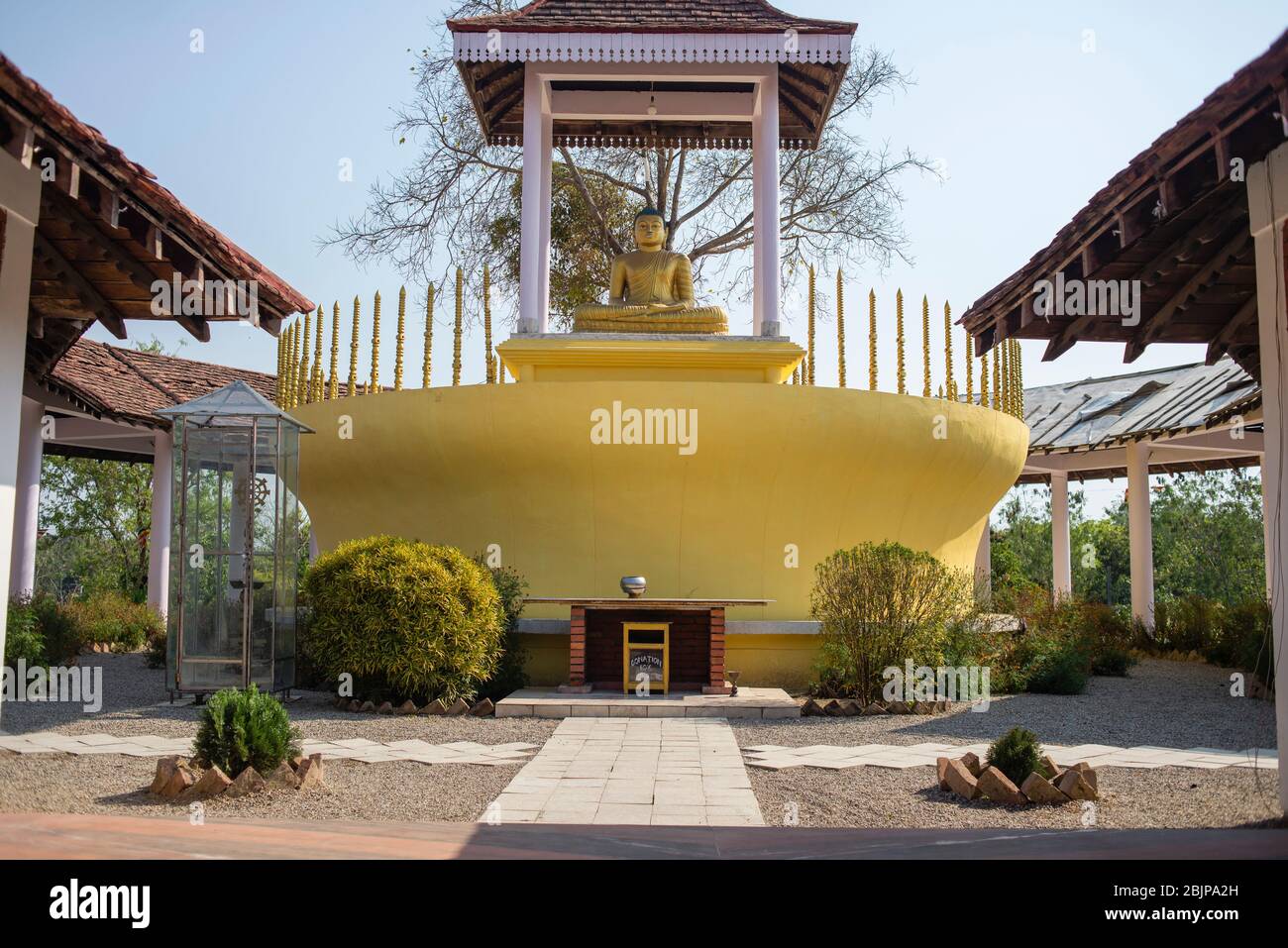 Lumbini monastic zone hi-res stock photography and images - Alamy