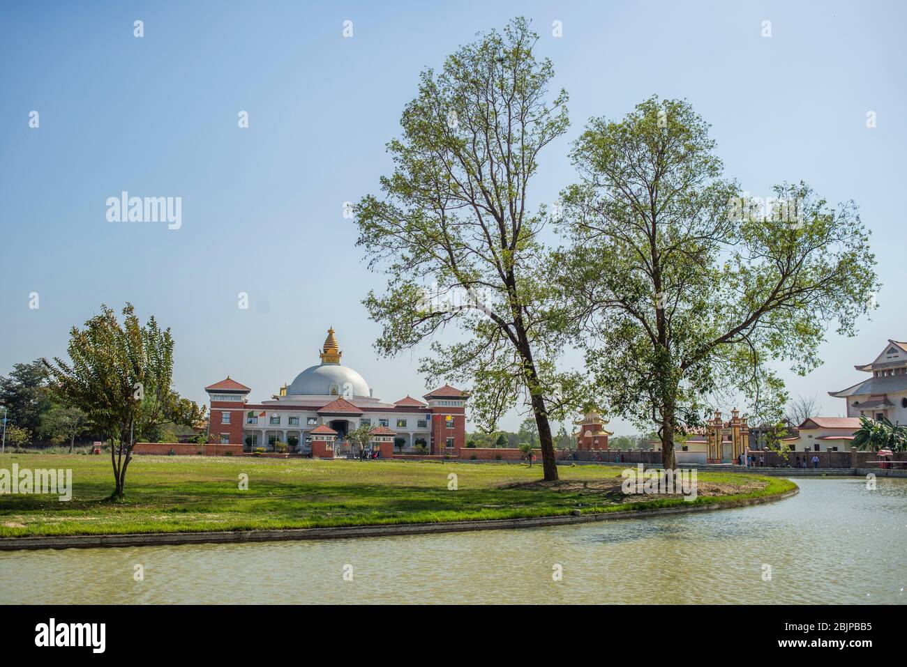 Lumbini Monastic Zone, Lumbini, Nepal. Lumbini is one of the worlds ...