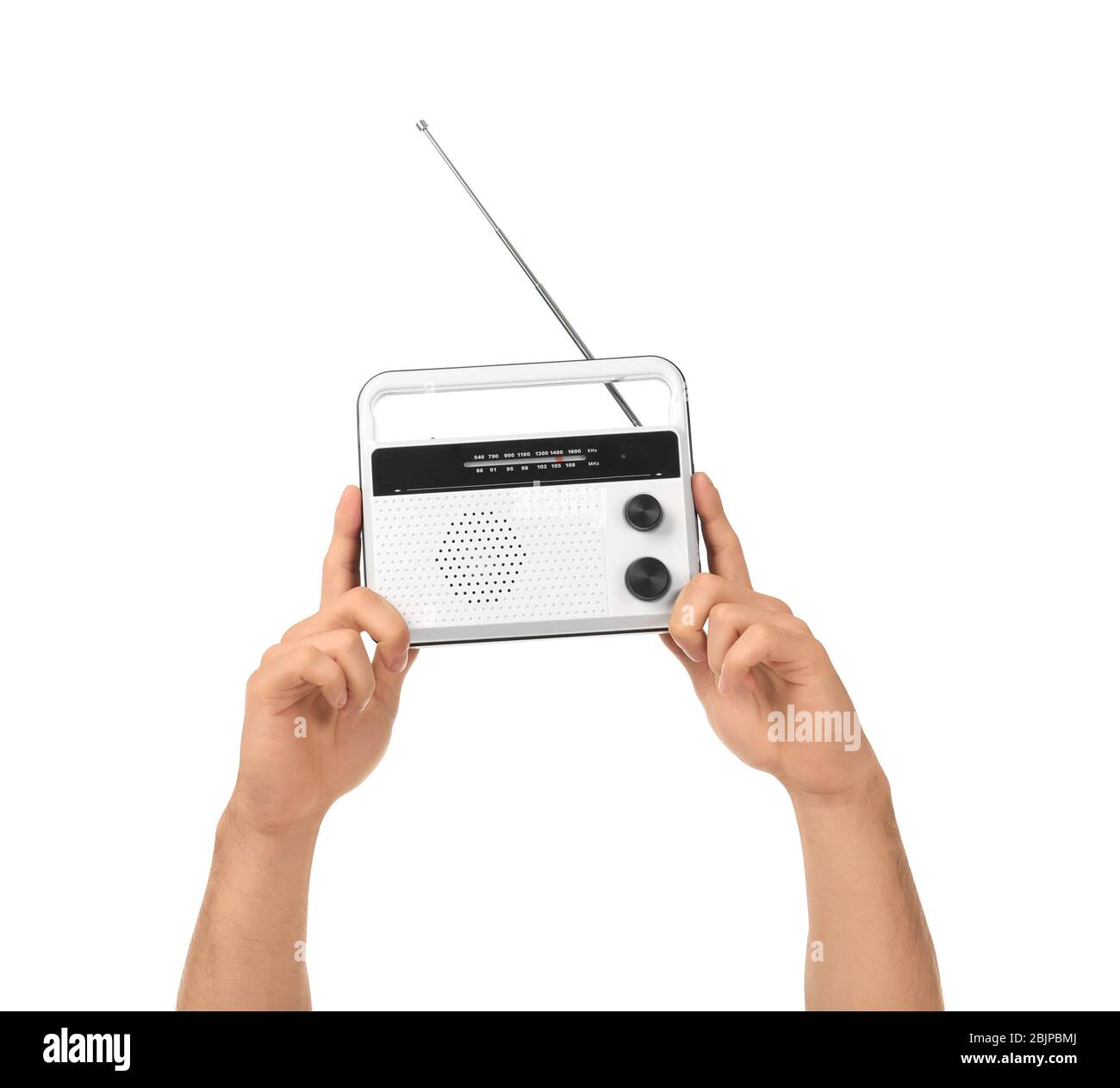 Person listening to transistor radio Cut Out Stock Images & Pictures ...