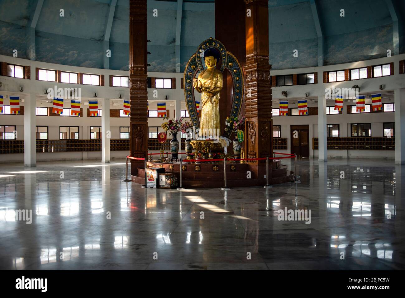 Lumbini Monastic Zone, Lumbini, Nepal. Lumbini is one of the worlds ...