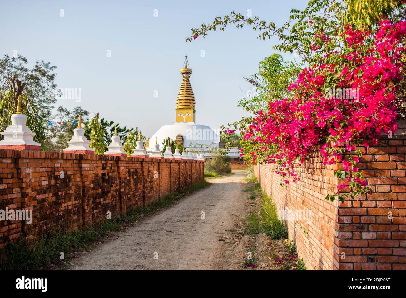 Lumbini Monastic Zone, Lumbini, Nepal. Lumbini is one of the worlds ...
