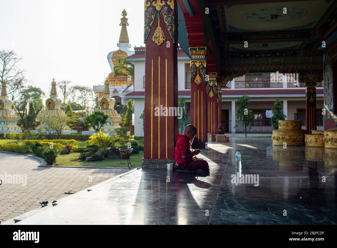 Karma Samtenling Monastery, Lumbini Monastic Zone, Lumbini, Nepal ...