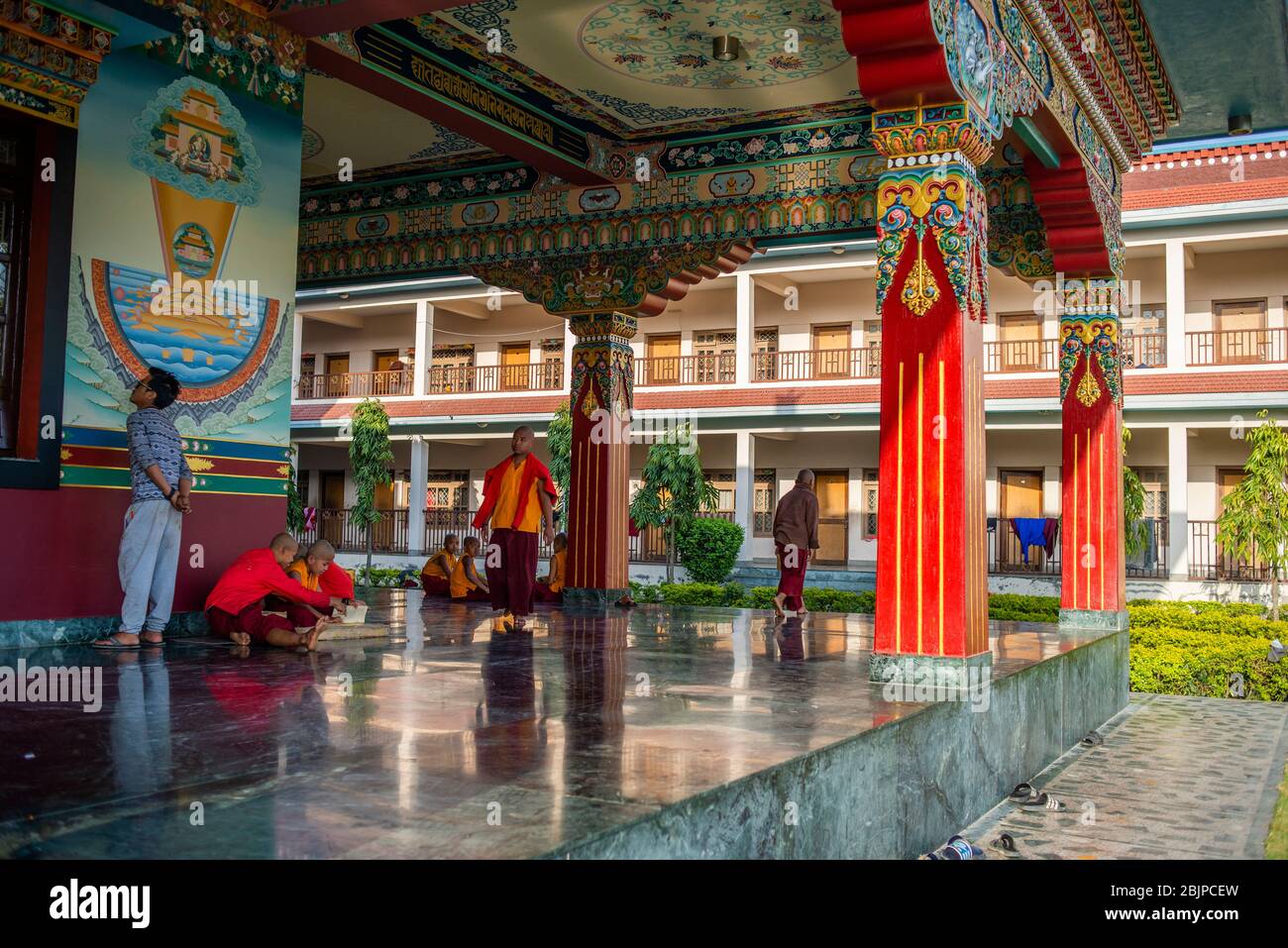 Karma Samtenling Monastery, Lumbini Monastic Zone, Lumbini, Nepal ...
