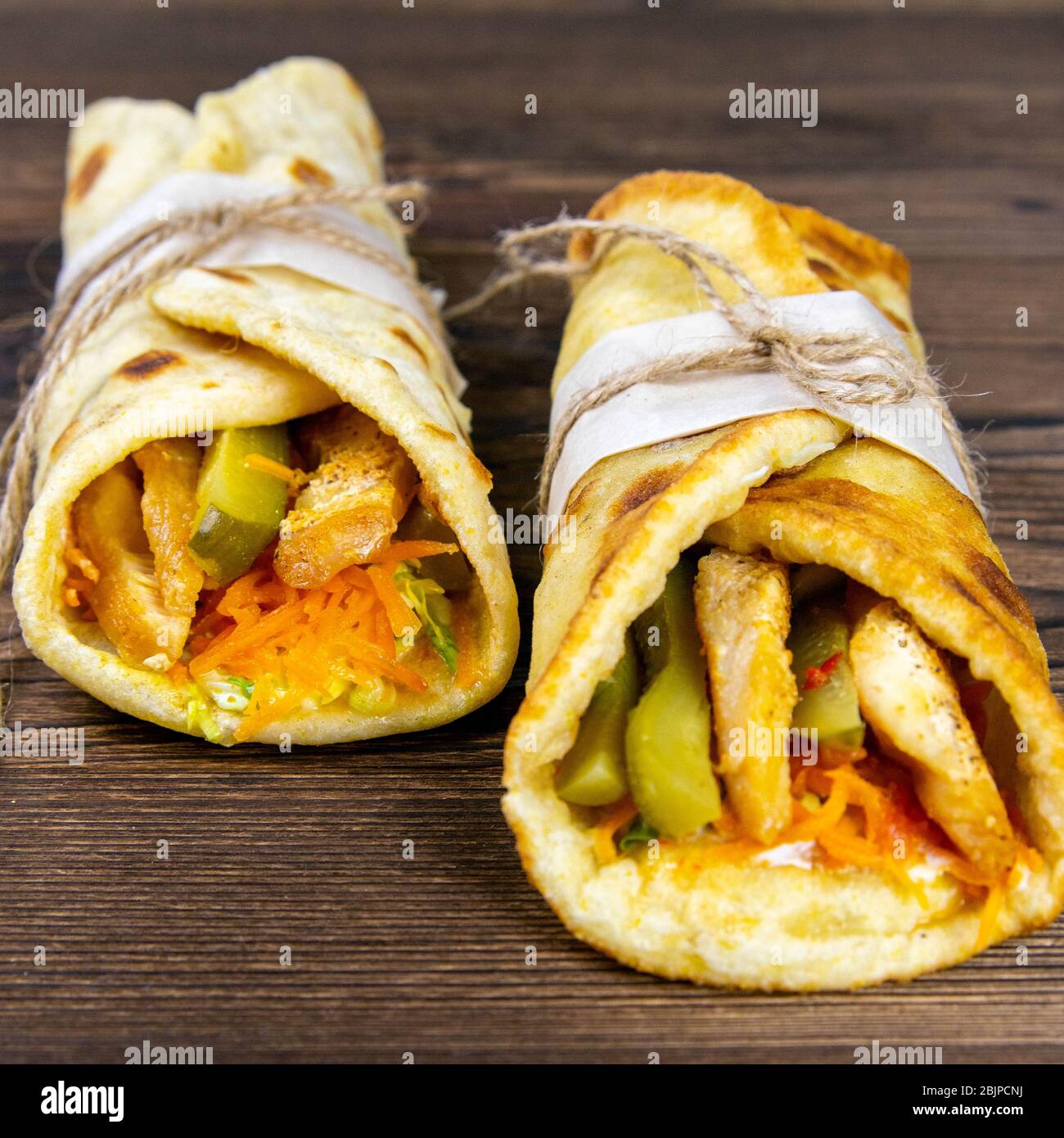 Donner kebap meat vegetables hi-res stock photography and images - Alamy