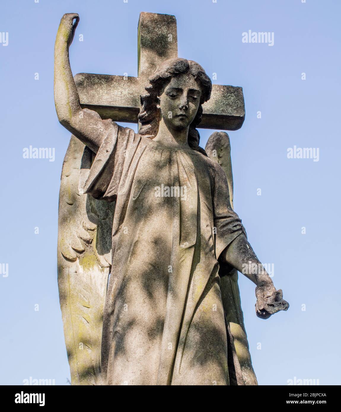 Gravestone in Brompton Cemetery, Kensington, London; one of the ...