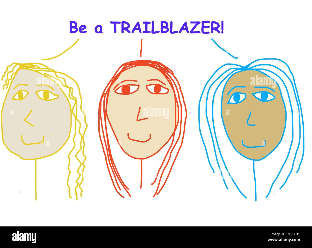 Role model cartoon hi-res stock photography and images - Alamy