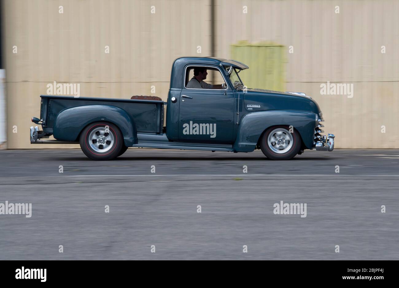 1949 Chevy pick up based hot rod Stock Photo - Alamy