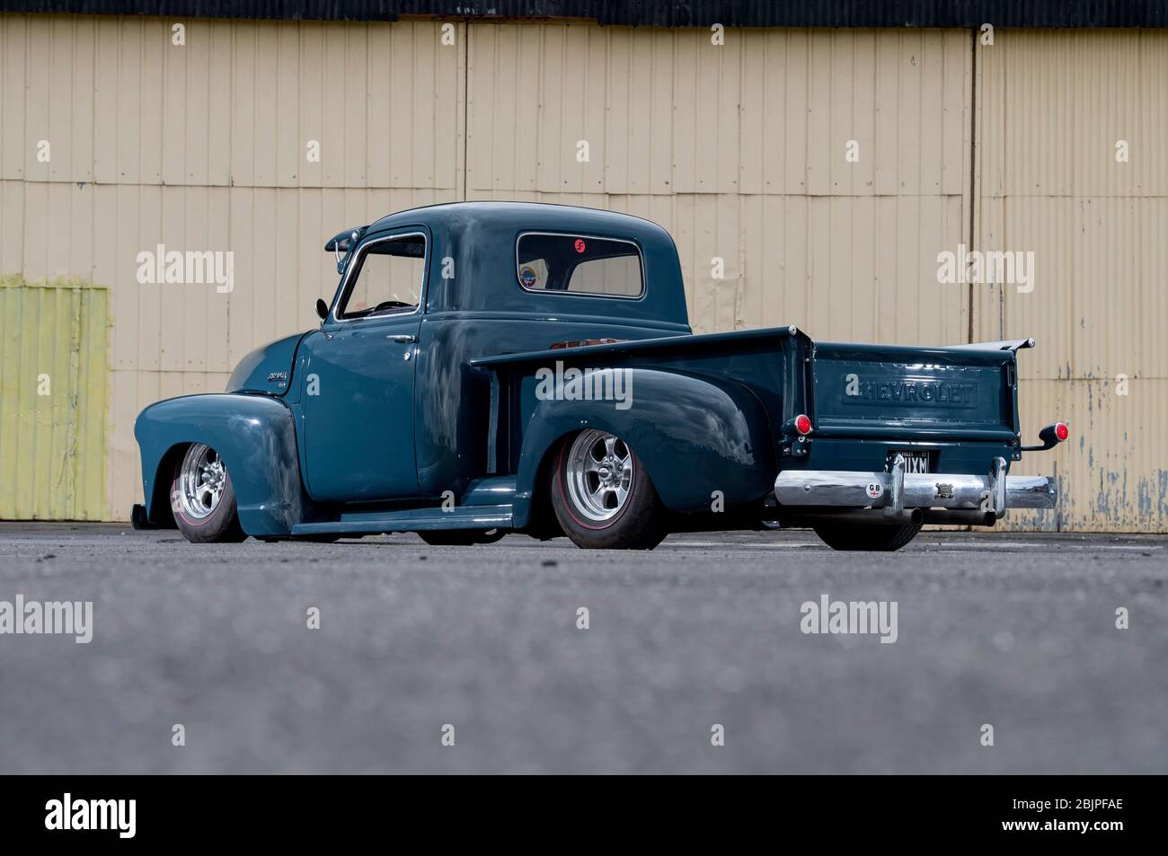 1949 Chevy pick up based hot rod Stock Photo - Alamy