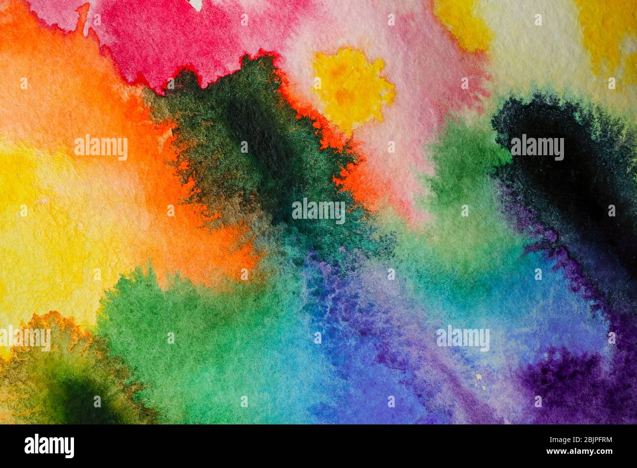 Abstract rainbow painting hi-res stock photography and images - Alamy