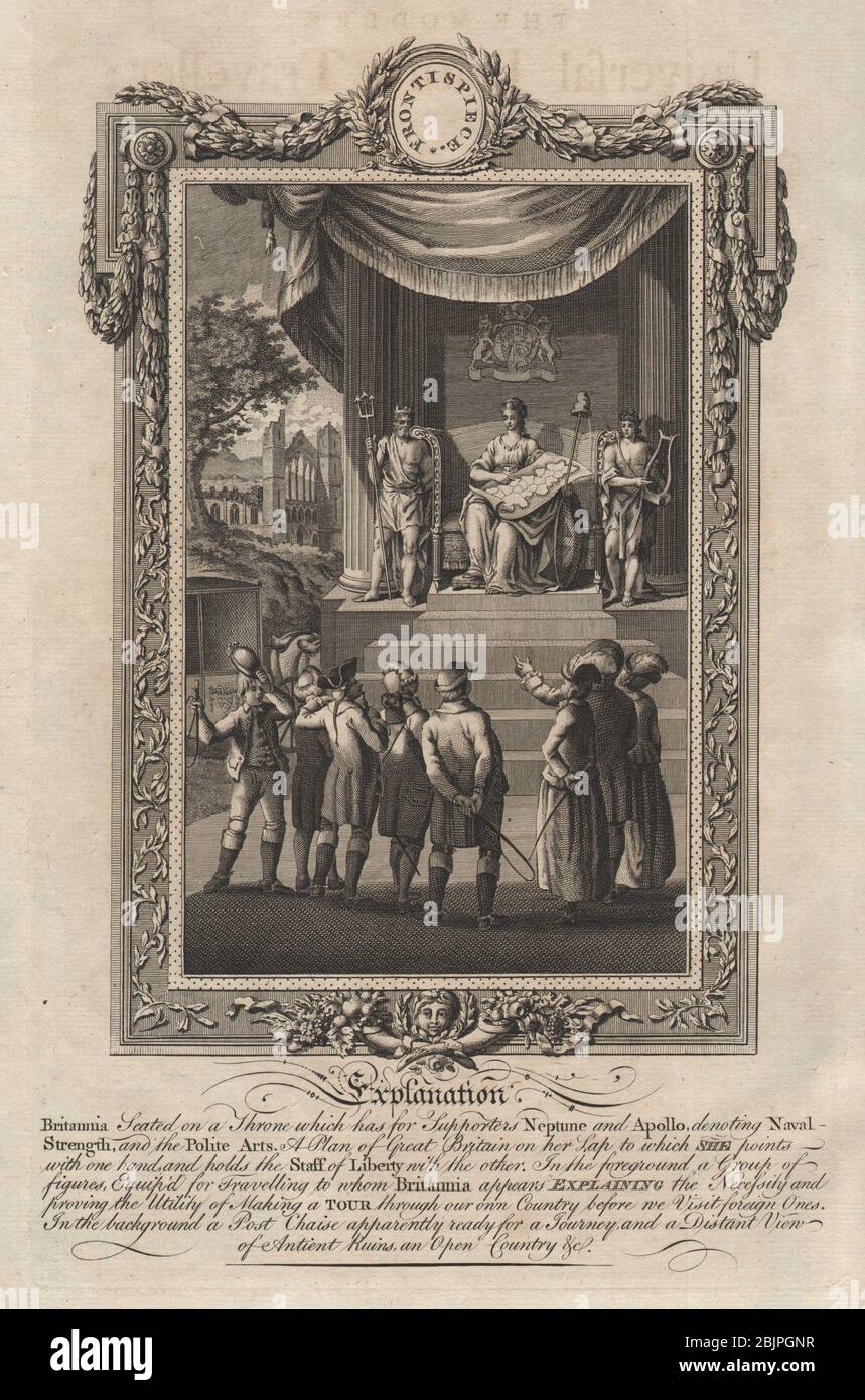 Frontispiece. Britannia throned, supported by Neptune & Apollo ...