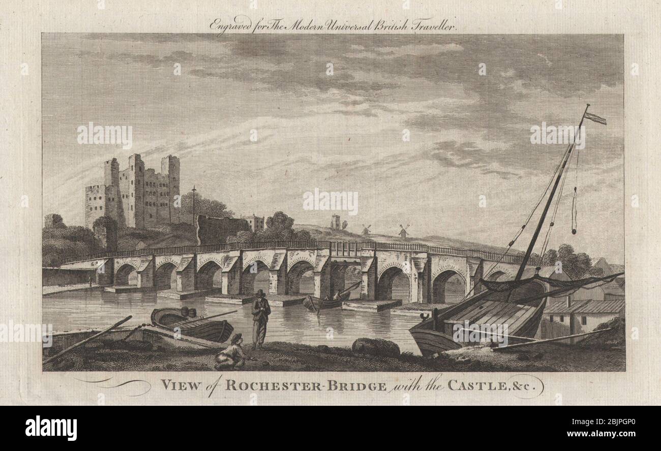 Rochester bridge hi-res stock photography and images - Alamy