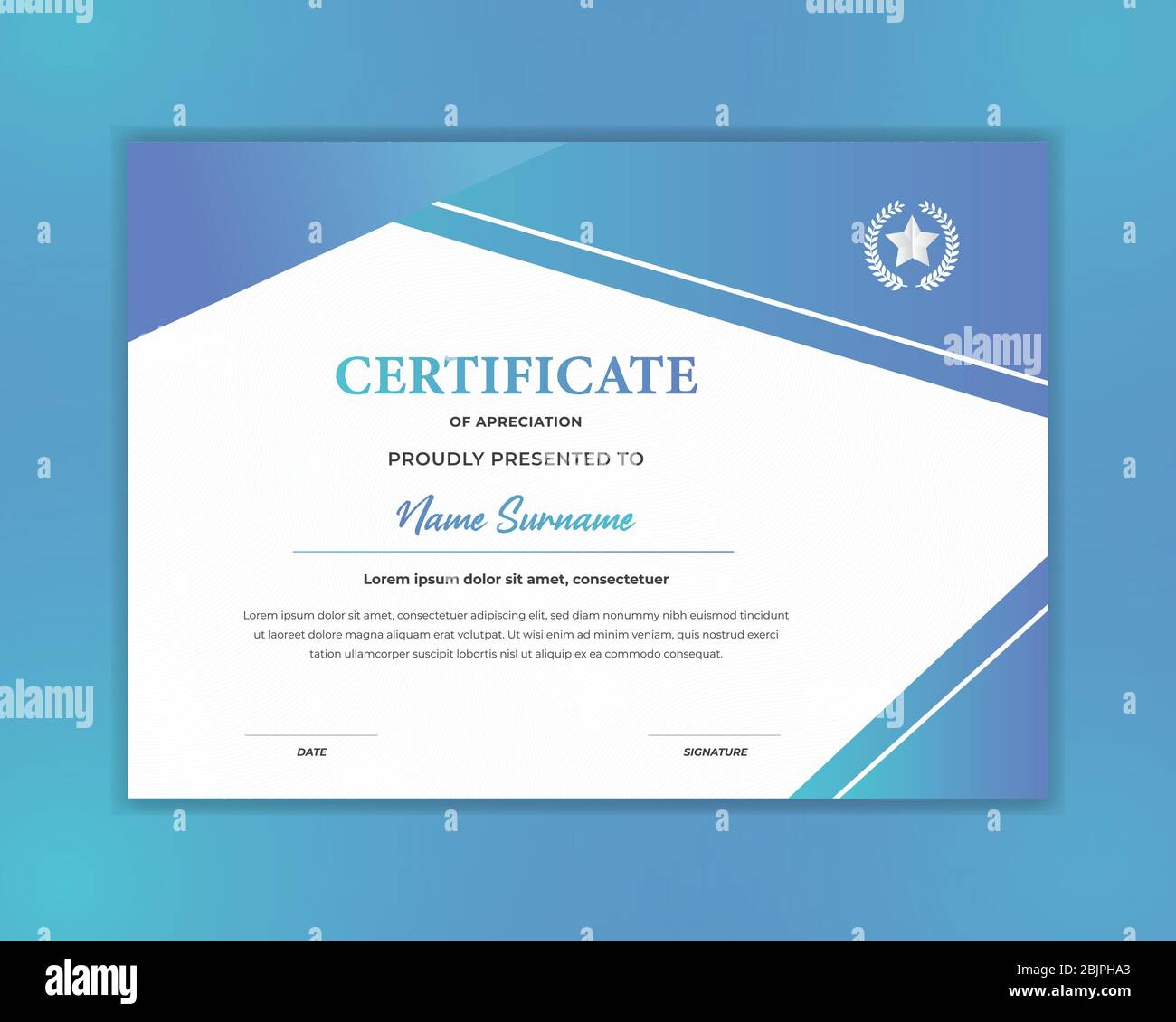 Award Certificate Border Template