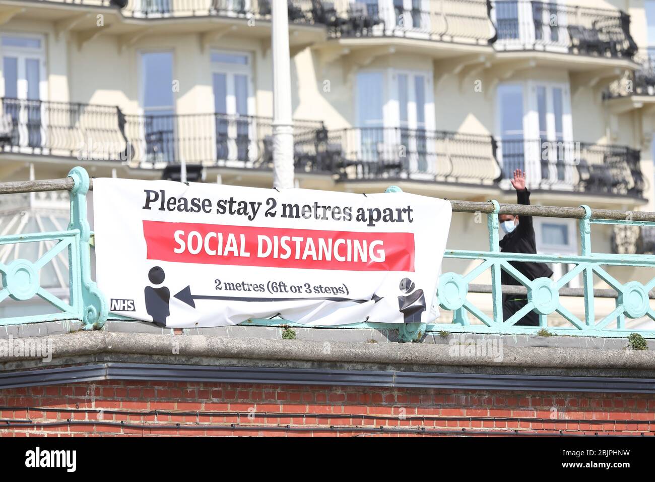 Quiet streets in Brighton during the Coronavirus lock down Stock Photo ...