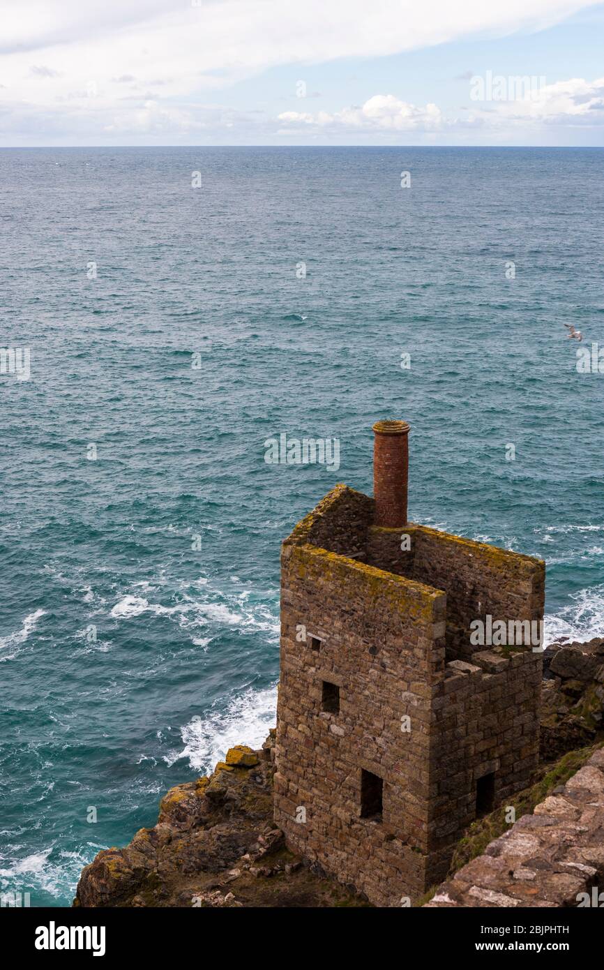 Crown's Engine House, Botallack Mine, St Just, Penwith Peninsula ...