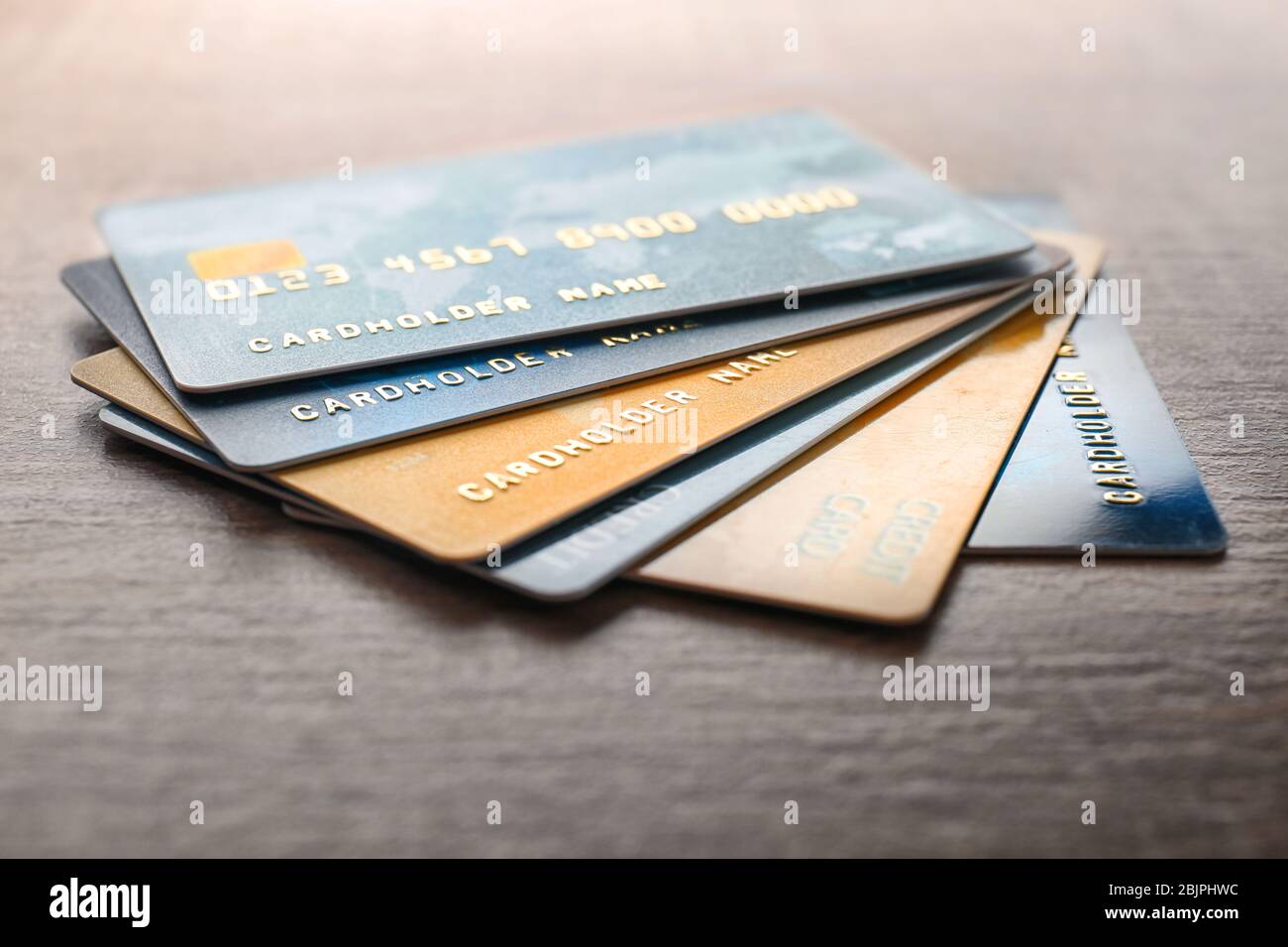 Bank cards fan hi-res stock photography and images - Alamy