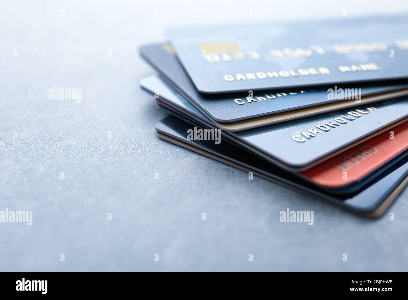 Pile of different business cards hi-res stock photography and images ...