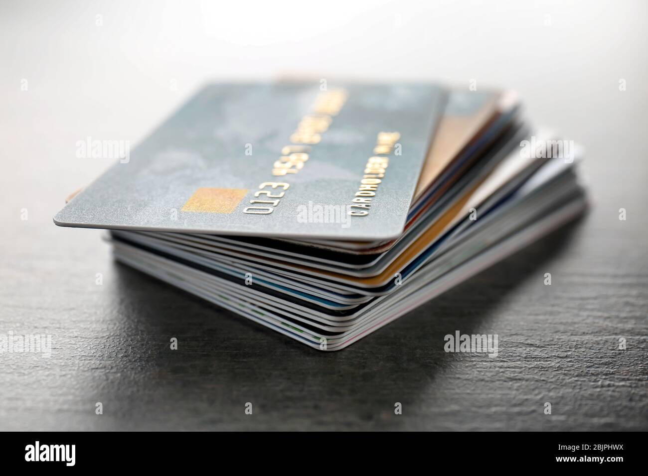 Pile of different business cards hi-res stock photography and images ...