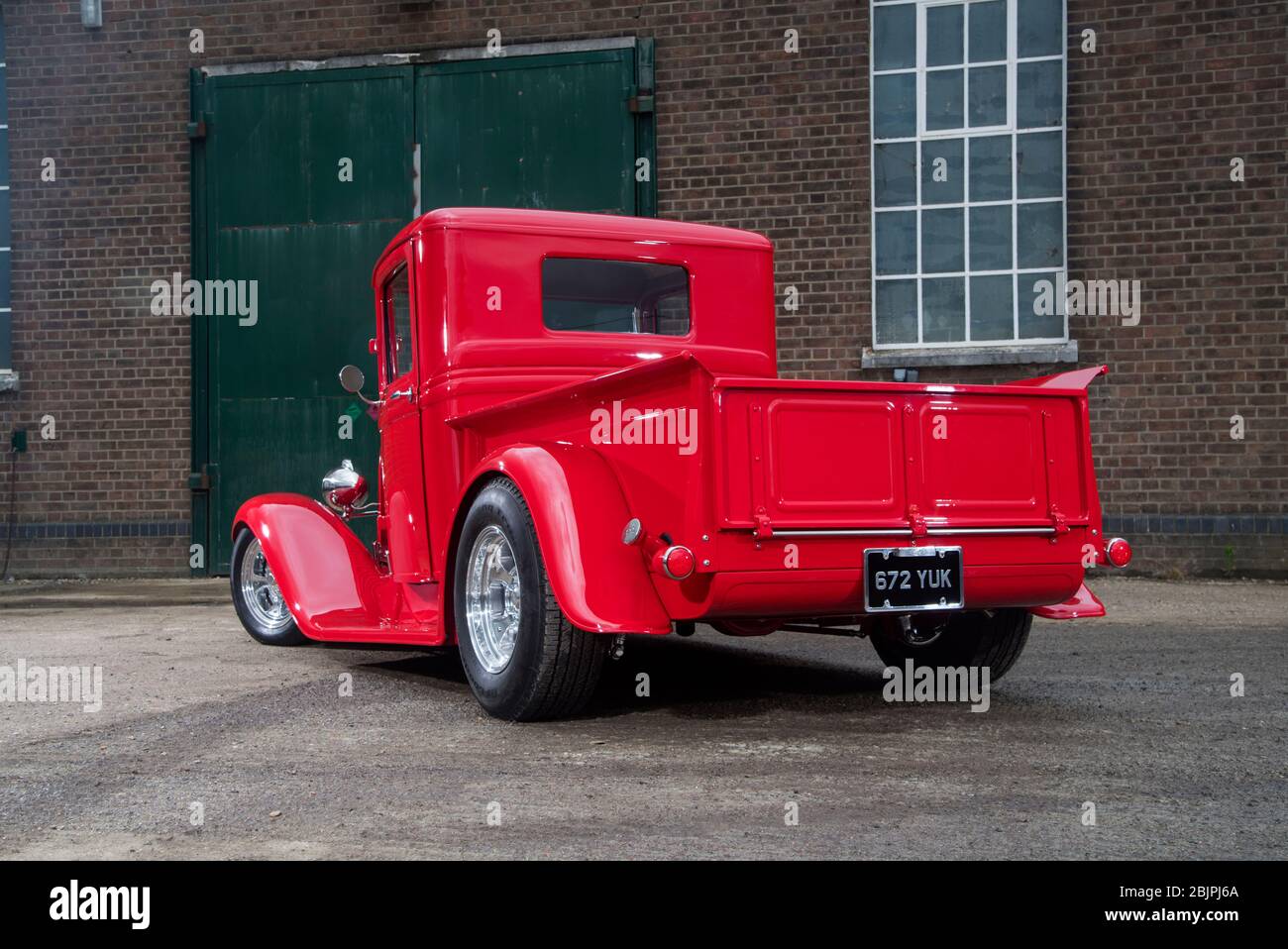 1932 Ford Model B pickup truck based hot rod Stock Photo - Alamy
