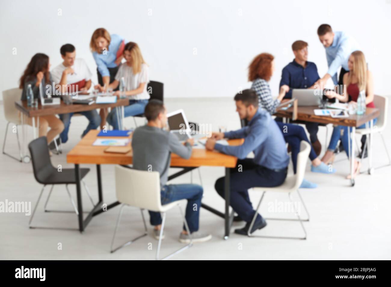 Workplace training blurred background hi-res stock photography and ...