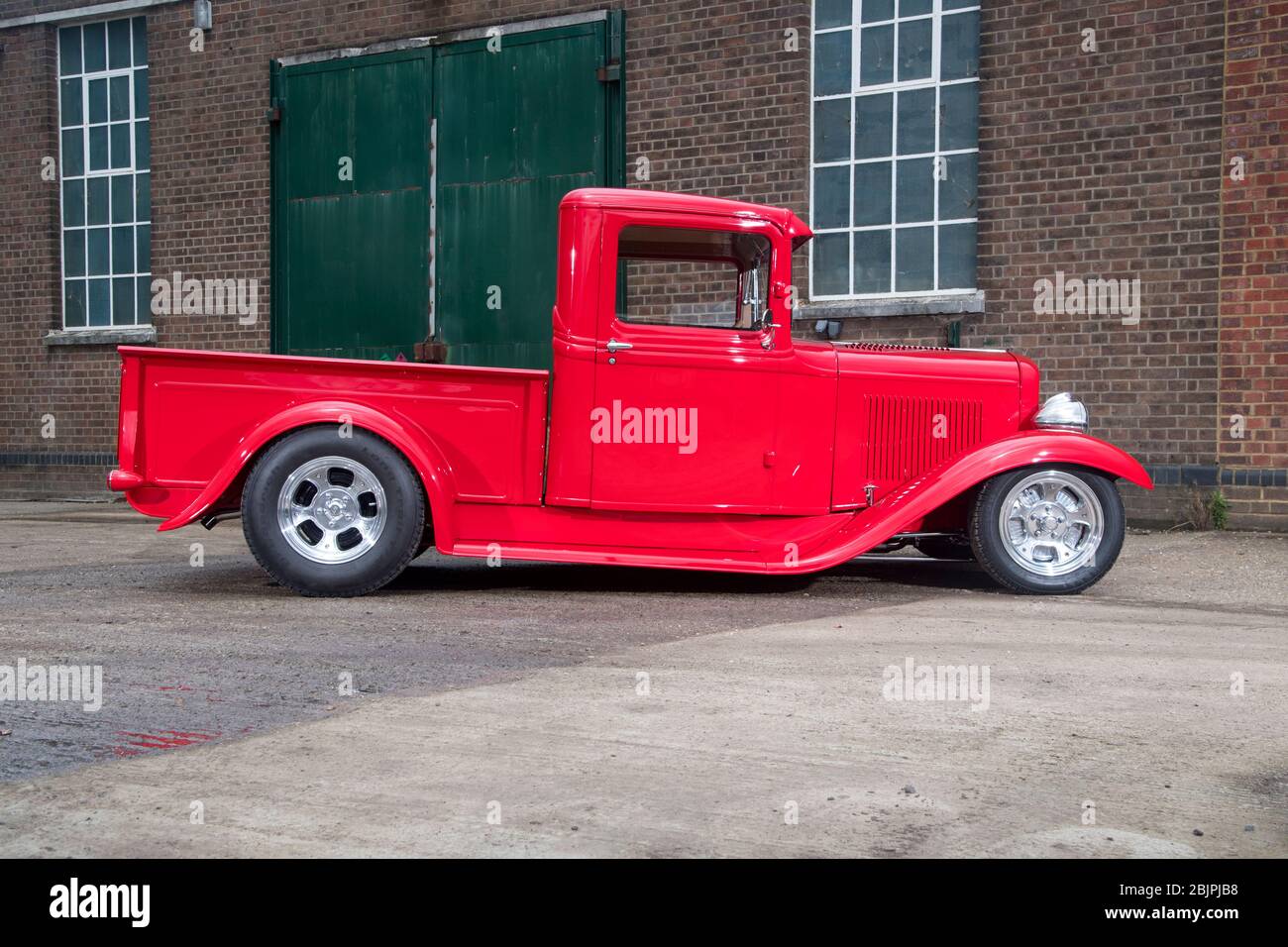 1932 Ford Model B pickup truck based hot rod Stock Photo - Alamy