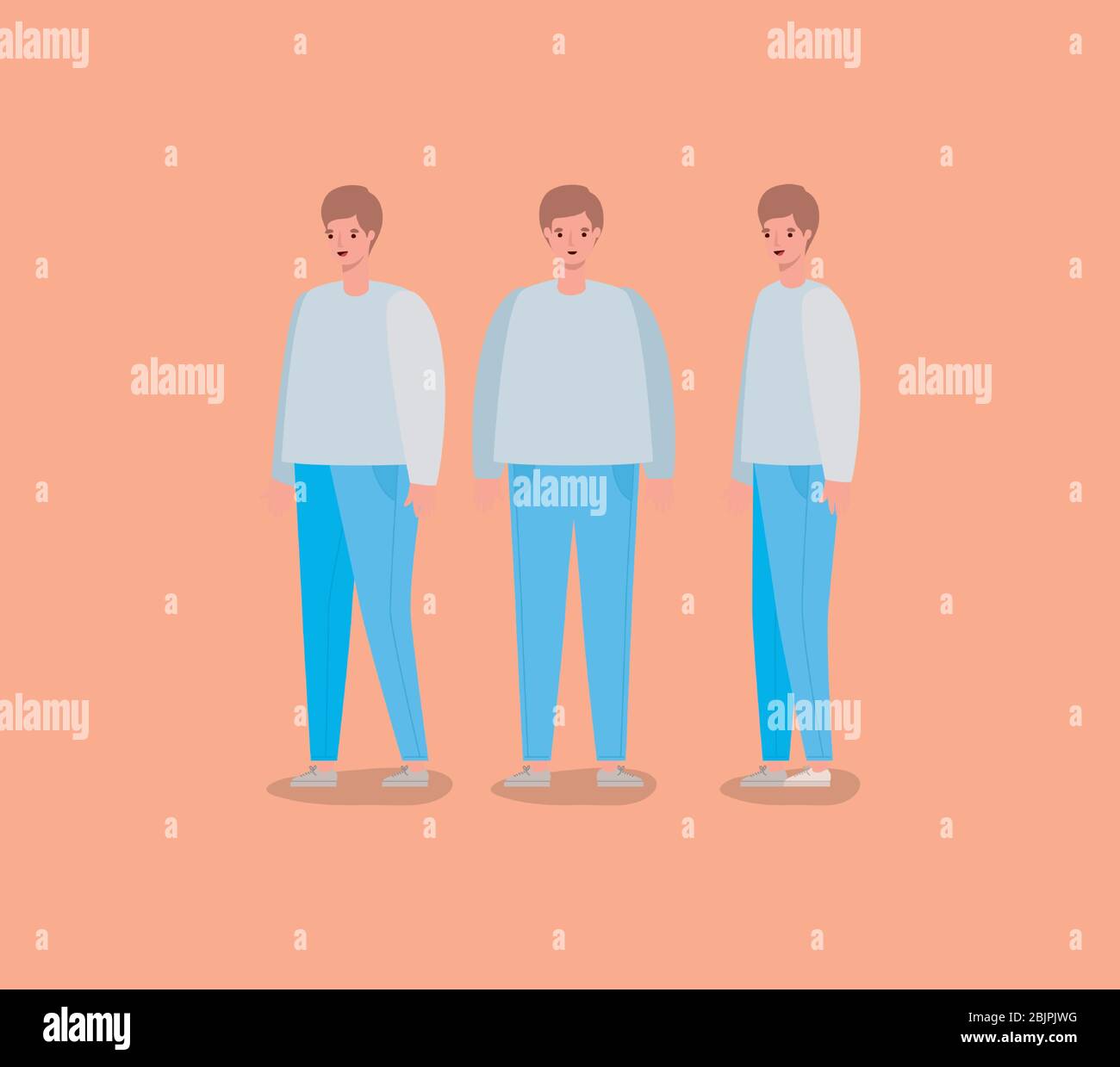 Men avatars cartoons vector design Stock Vector Image & Art - Alamy