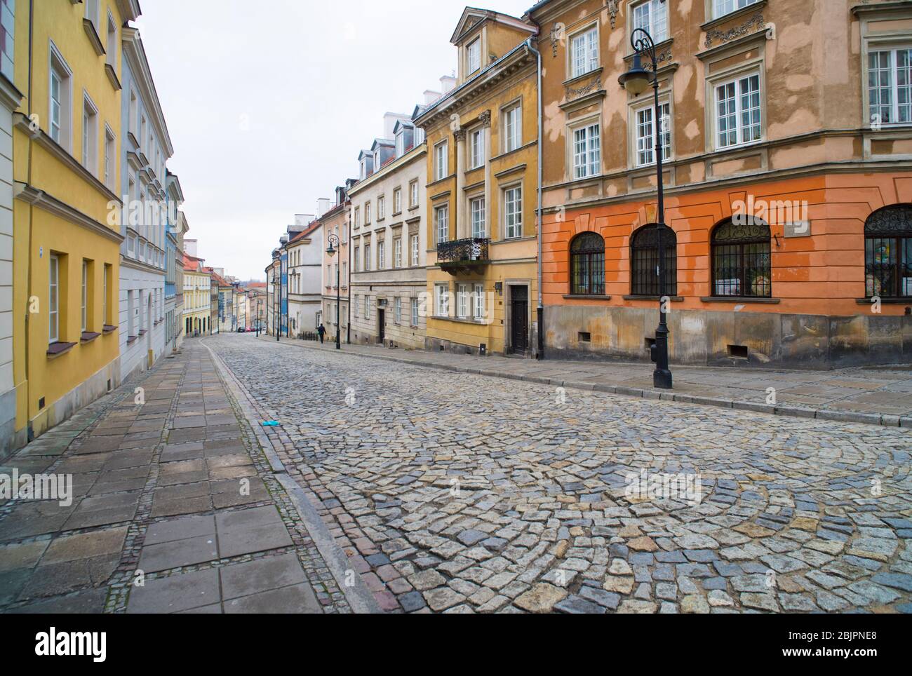Empty street at the old town hi-res stock photography and images - Alamy