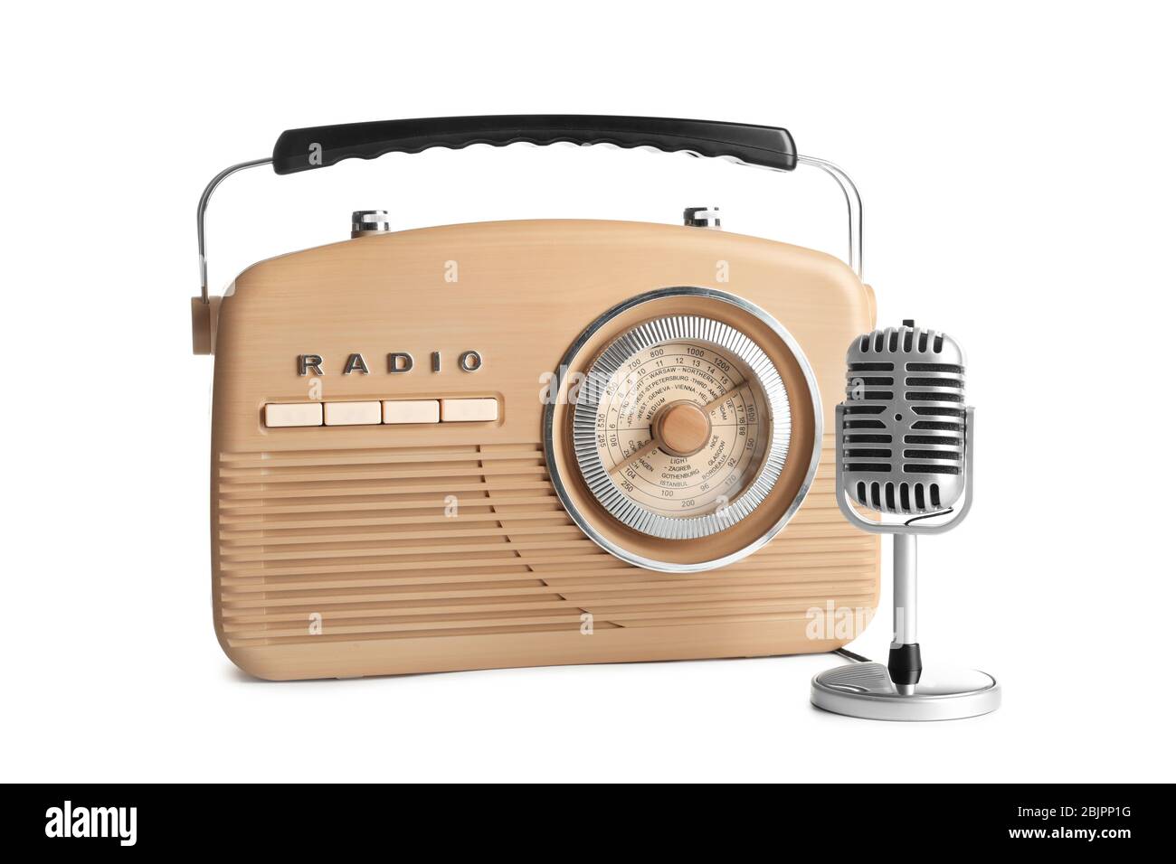 Radio station announcer Cut Out Stock Images & Pictures - Alamy