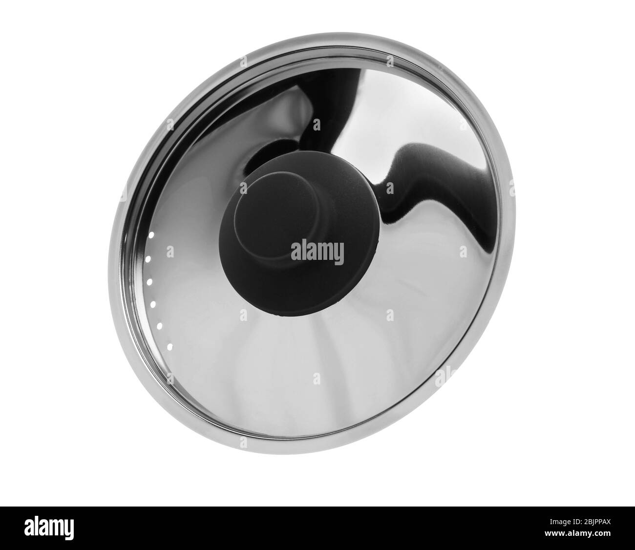 Metal cap on white background Stock Photo - Alamy