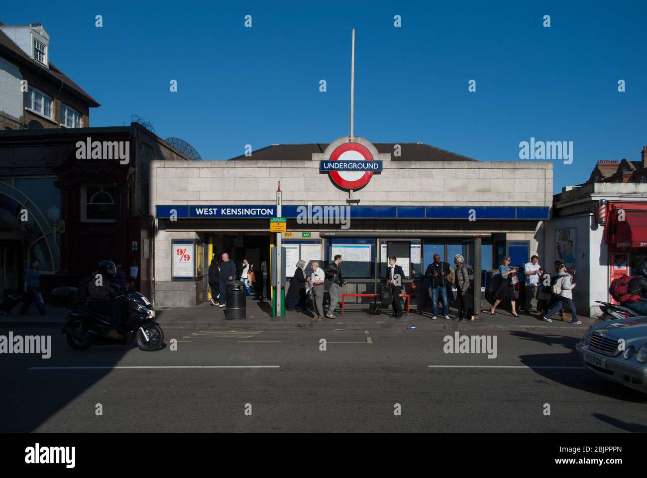 Concrete Small Entrance London Underground Bus Stop 1920s Architecture ...