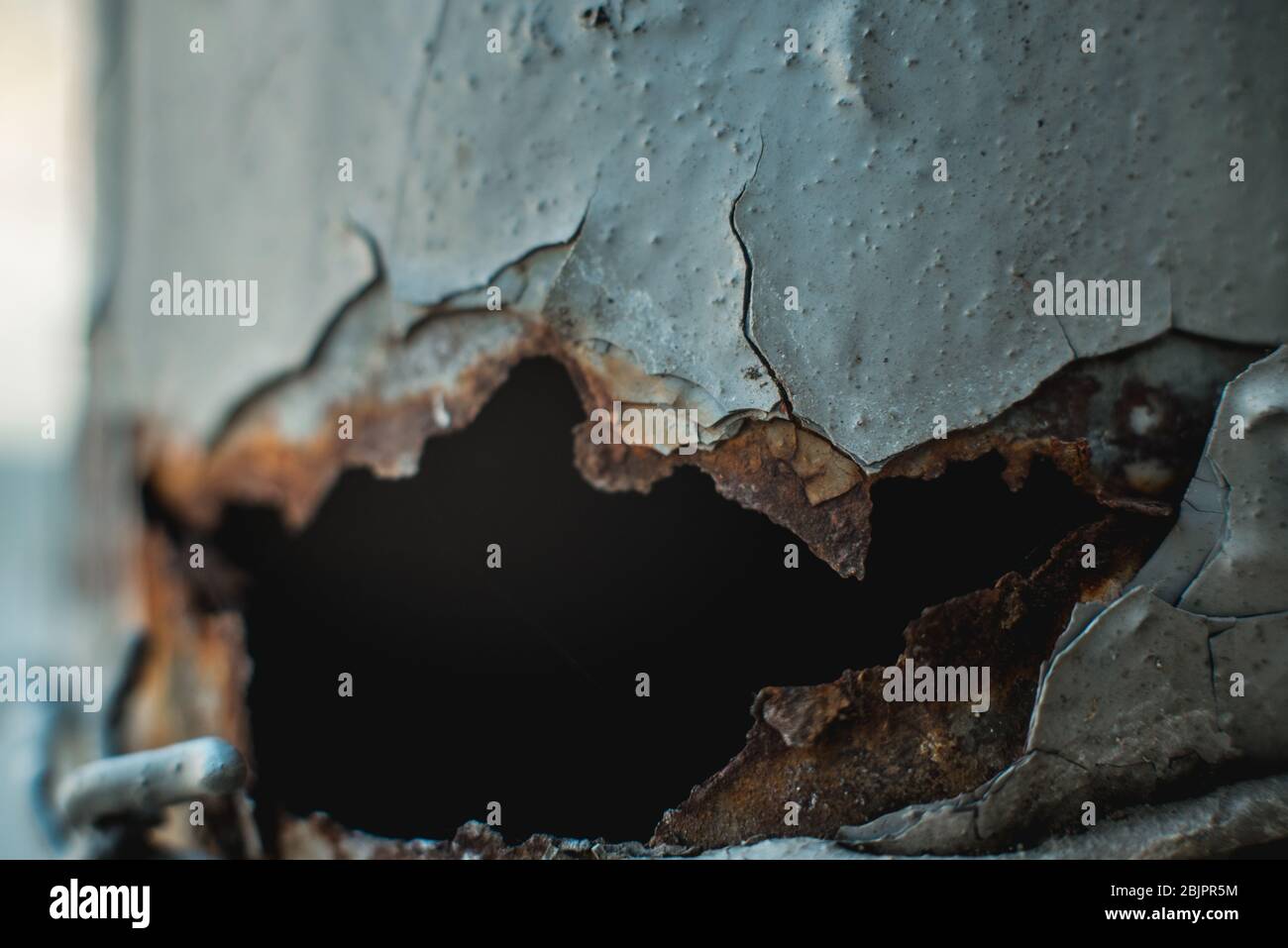 Rusty metal plate, rusty surface of metal pipe, corroded metal pipe ...